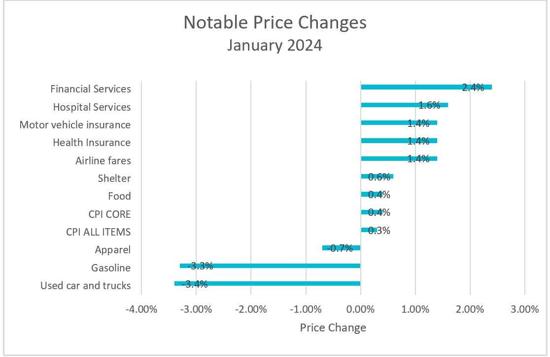 US Inflation – January 2024 | Higher Rock Education